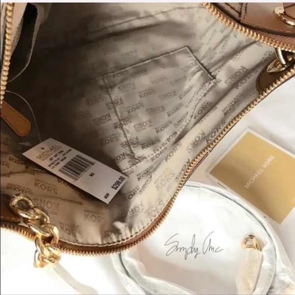 Michael Kors | Bags | Nwt Authentic Mk Monogram Convertible Shoulder ...